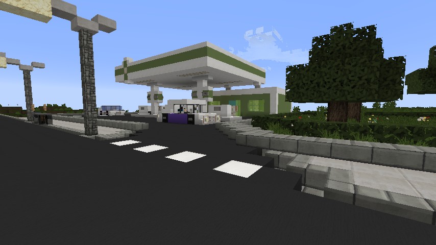 Gas Station Minecraft Map