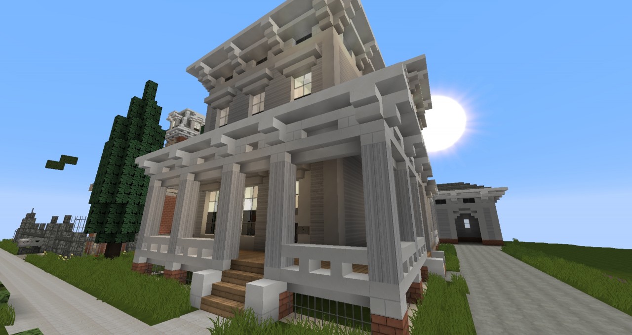 1860s Italianate house Minecraft Map