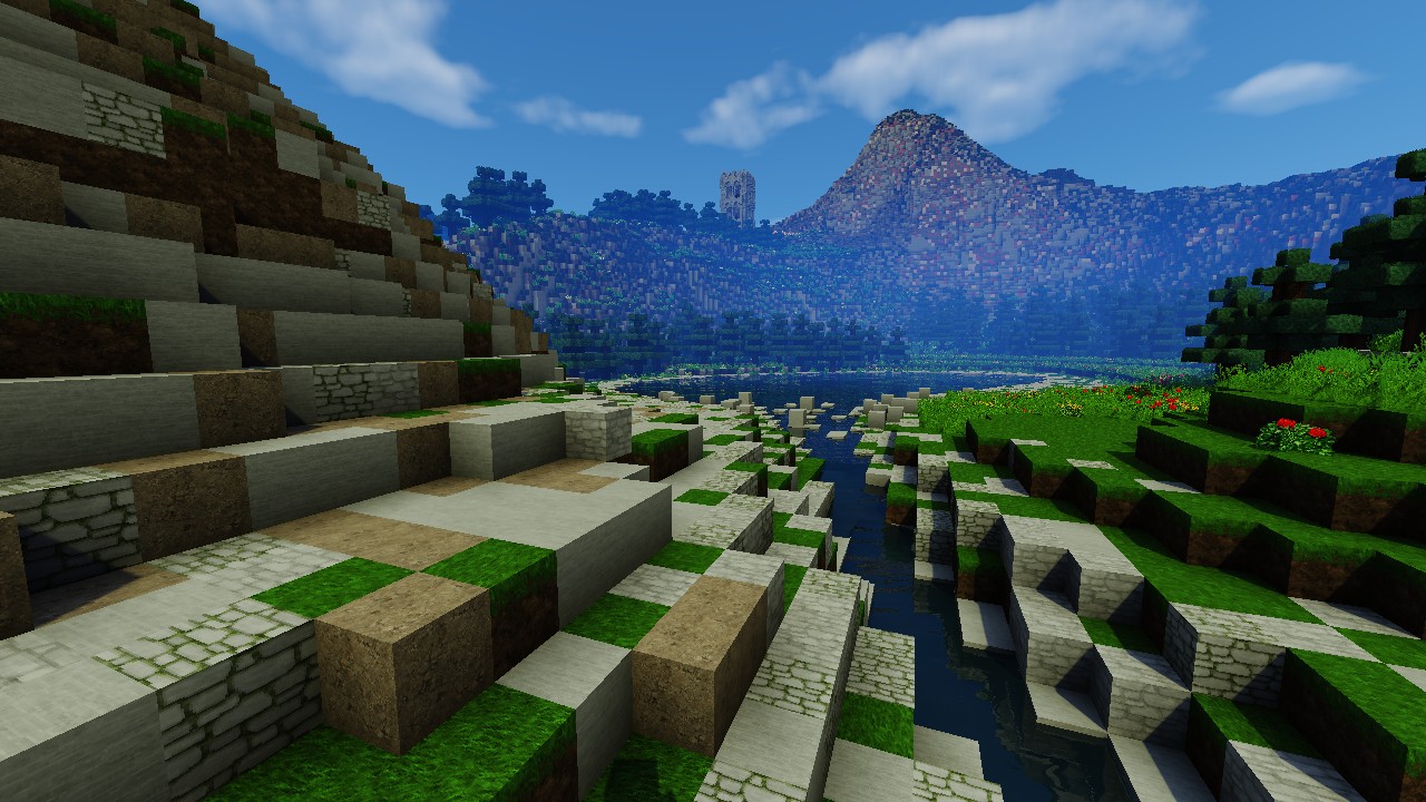 Modern Mountain Lake Residence Minecraft Map