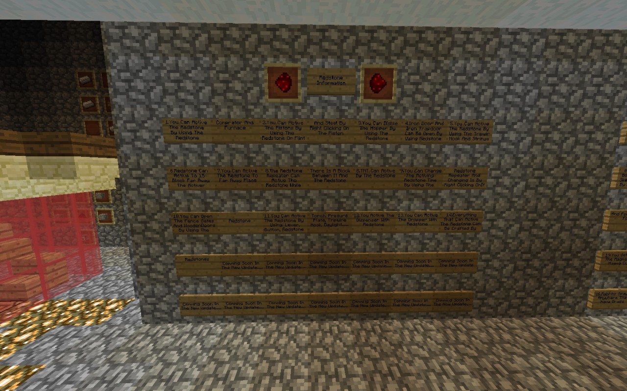 Minecraft Information v0.4 Minecraft Map