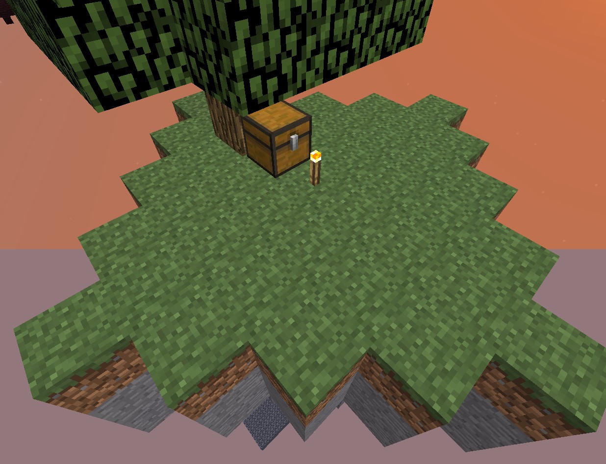 Sky Block Survival Minecraft Map