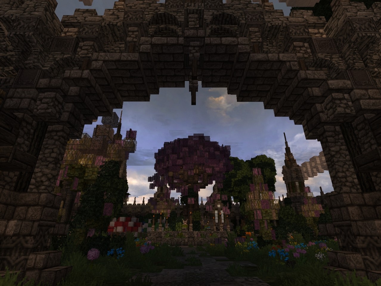 ISHTAR HUB- AdvancedBuilds Minecraft Map