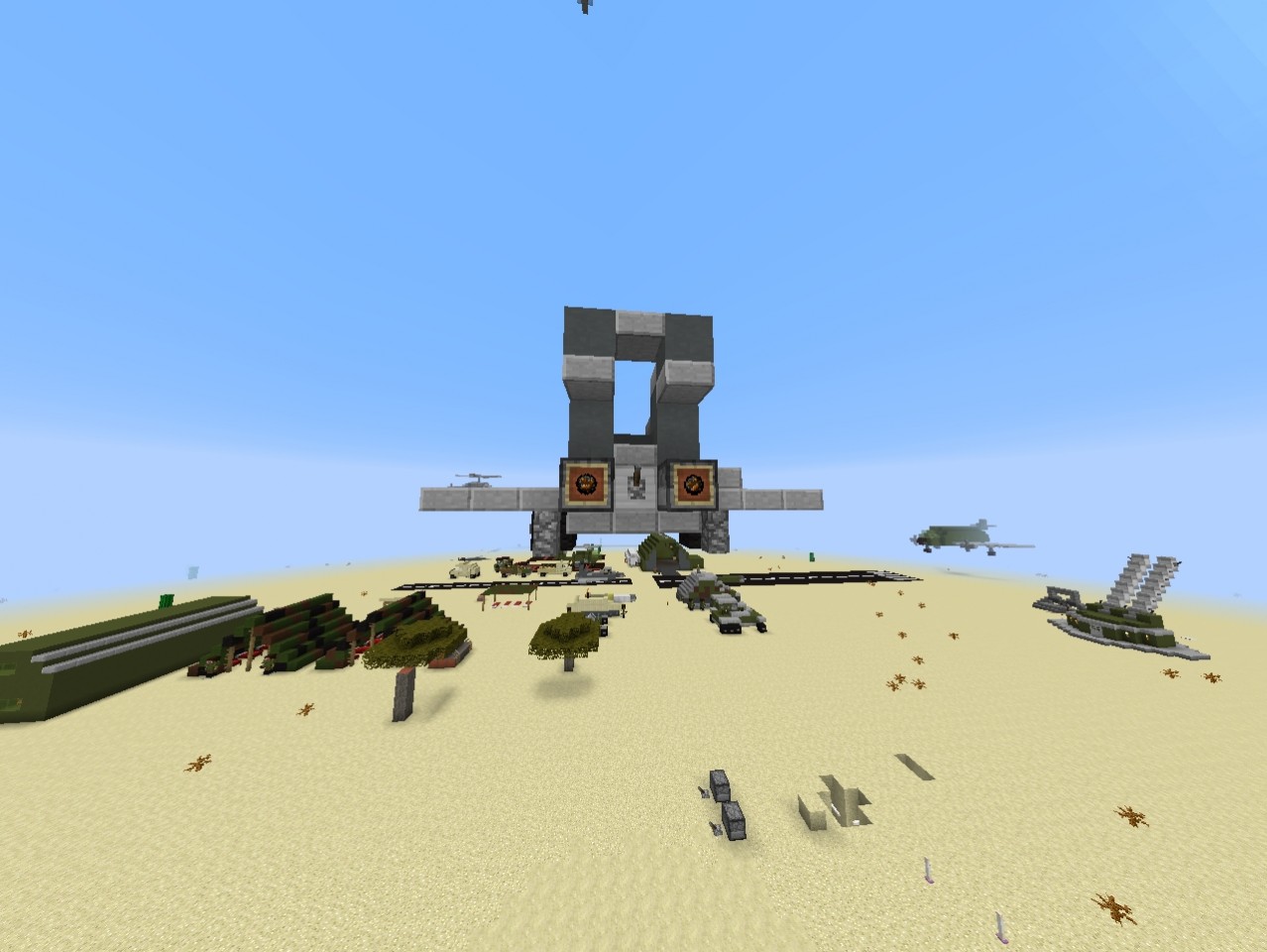 Military jet Minecraft Map