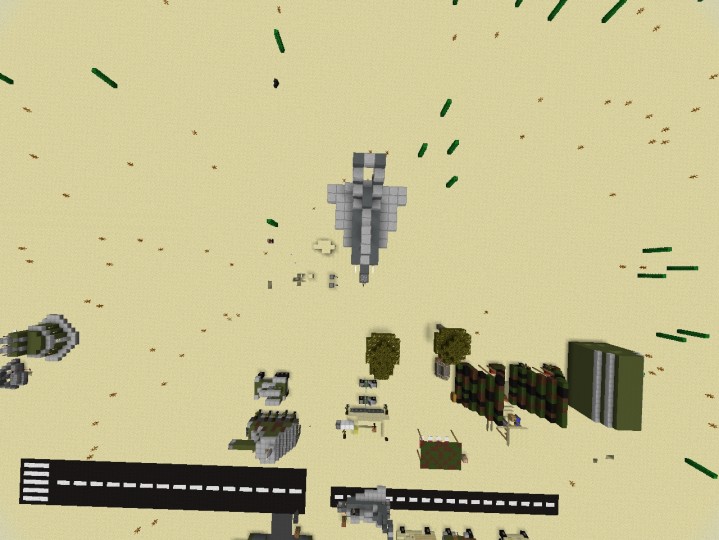 Military jet Minecraft Map