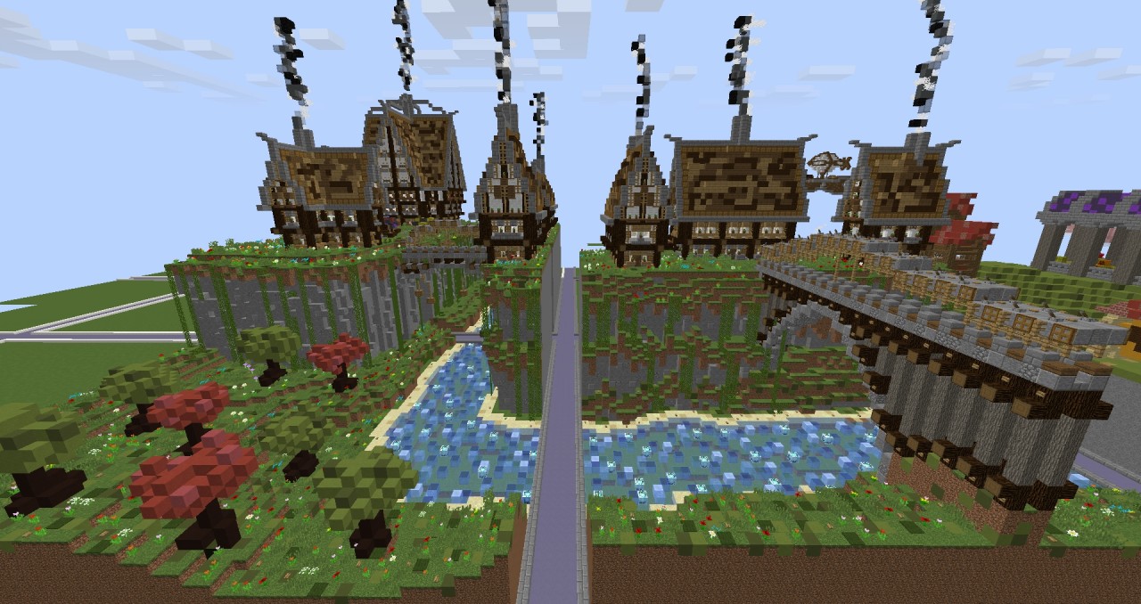 Sever plots build Minecraft Map
