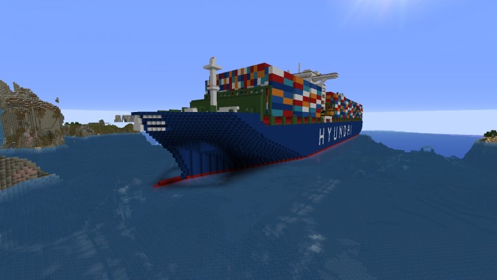 Mighty Minecraft Ships - Hyundai Smart Minecraft Map