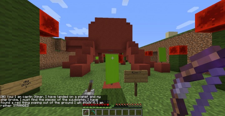 The Skinny pikmin Minecraft Map