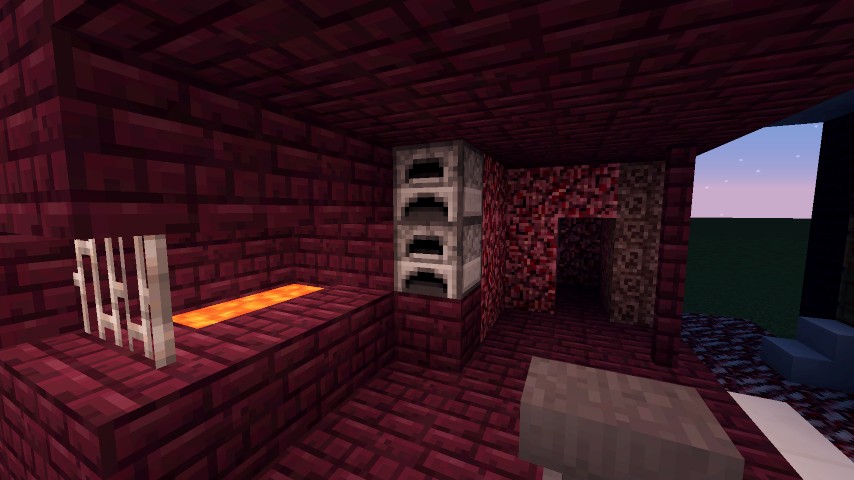 Nether Village Minecraft Map