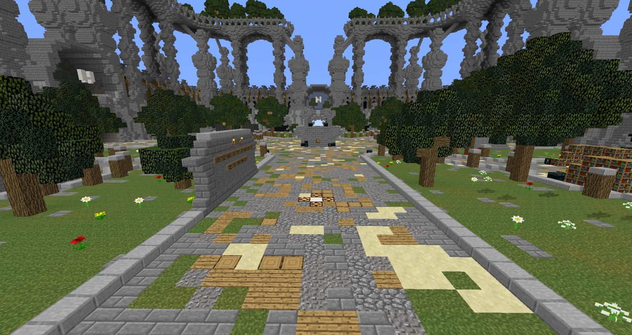 Factions Spawn - Ecko (Diamond & Share) -Schematic. Minecraft Map