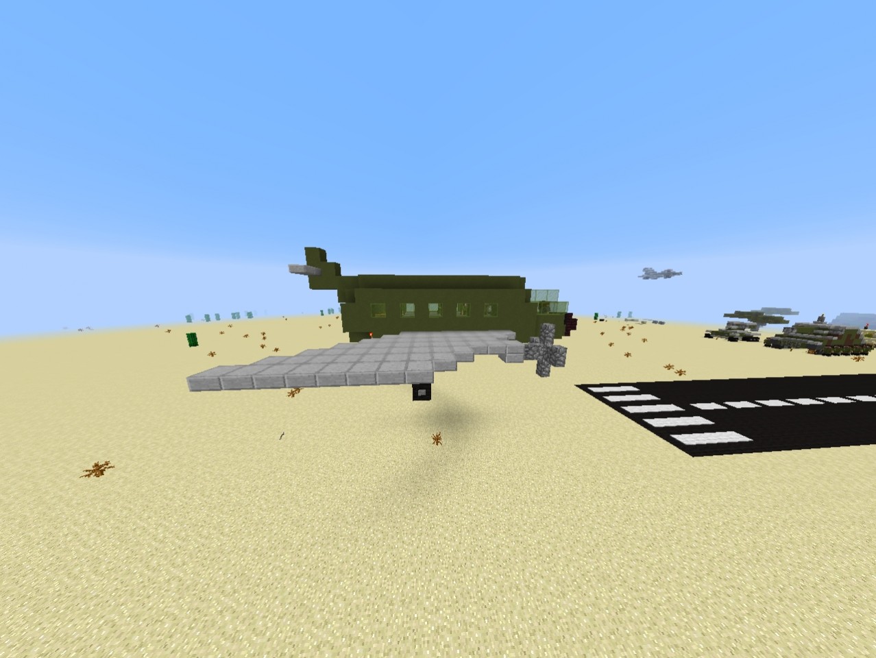 Military plane Minecraft Map