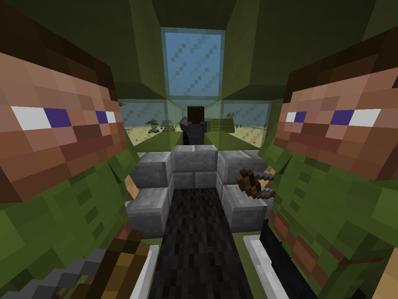 Military plane Minecraft Map