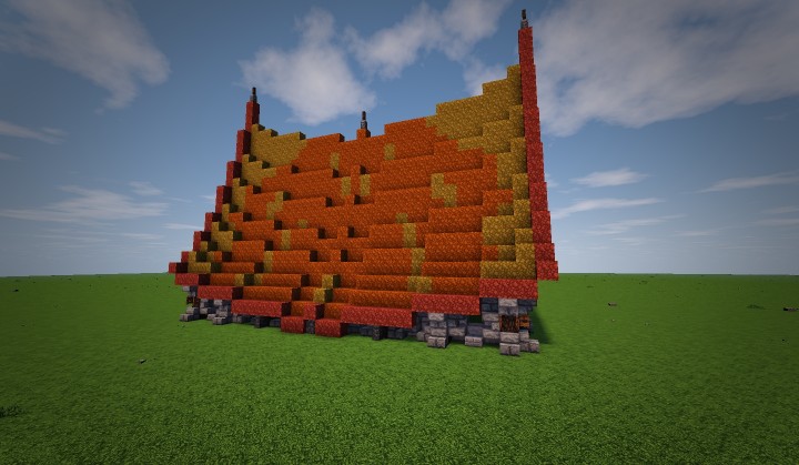 House in Roof - Fantasy house Minecraft Map