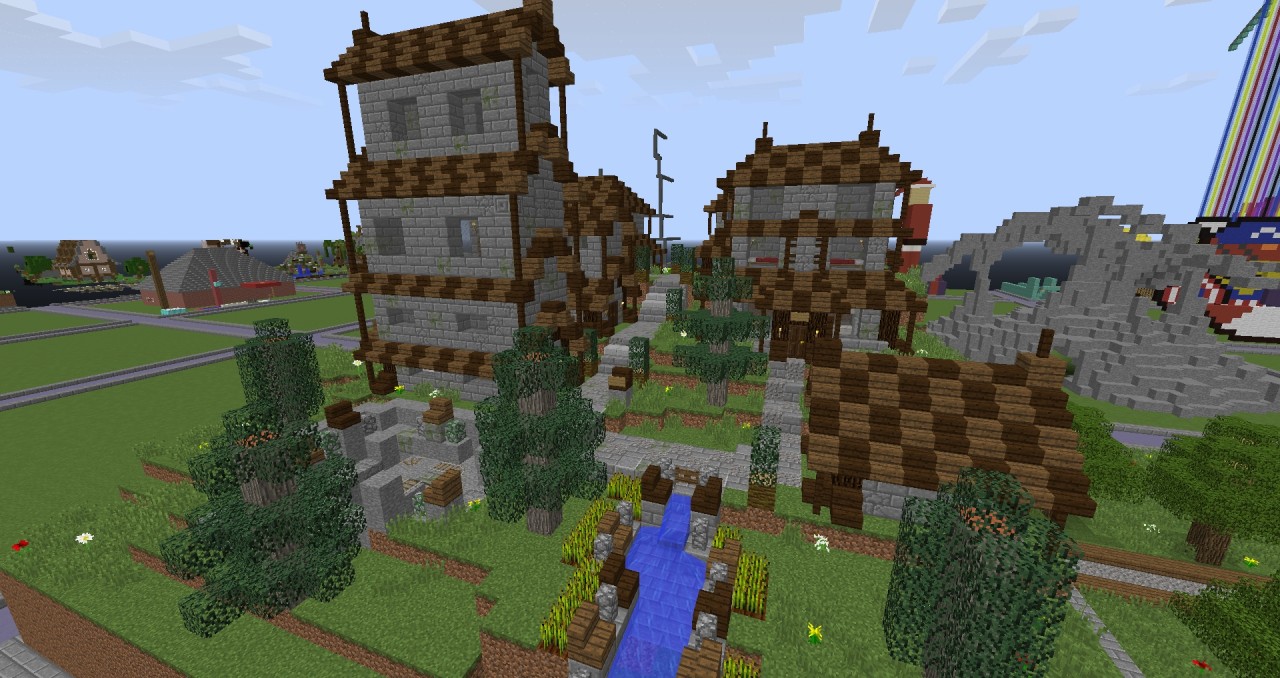 My 3 Novice builds Minecraft Map