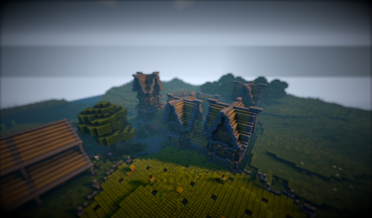 Small Fantasy Medieval Farm Minecraft Map