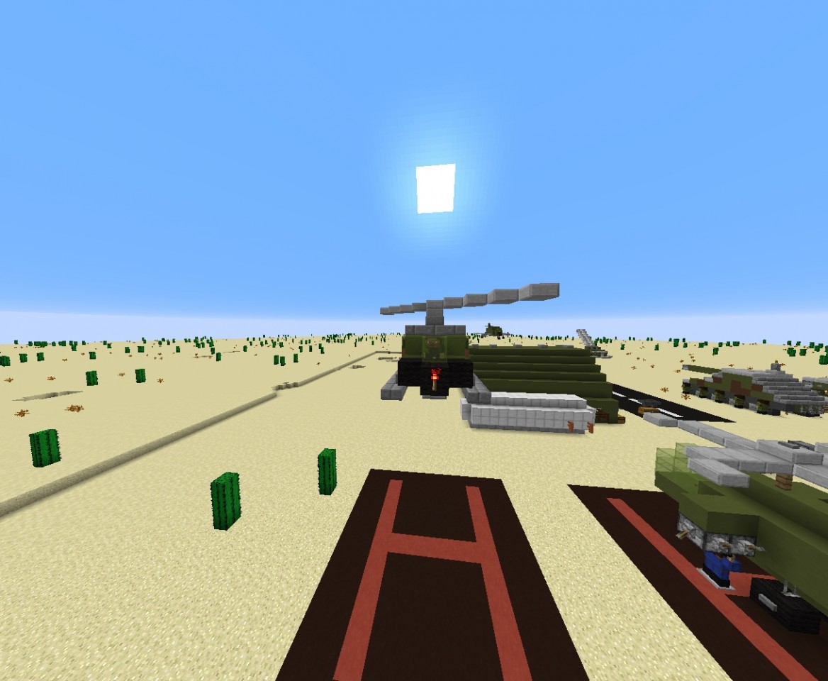Military heli Minecraft Map