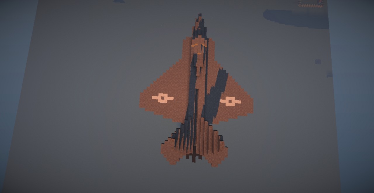 F-22 Raptor stealth fighter Minecraft Map