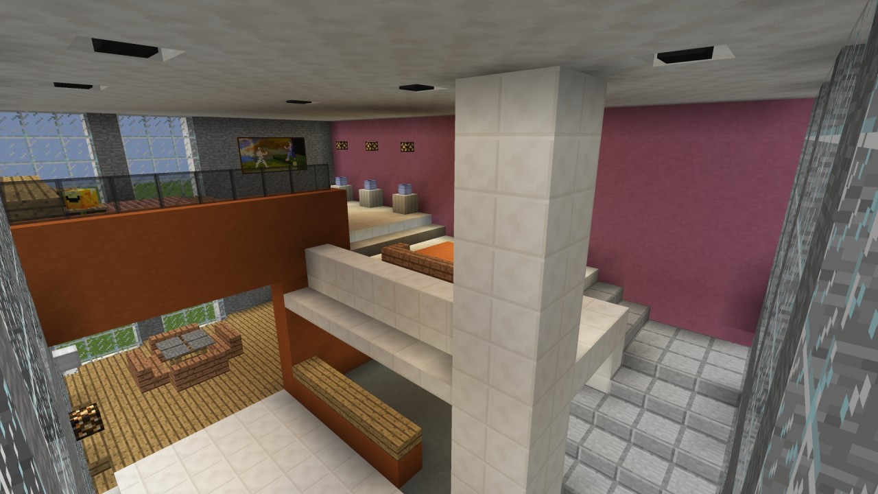 Modern Penthouse Interior Minecraft Map
