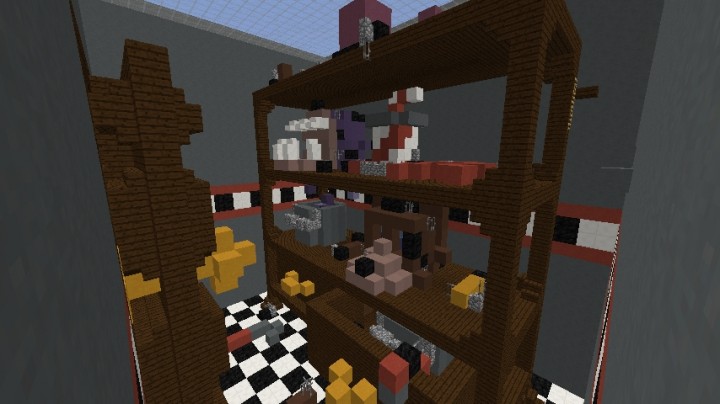 FNAF Security Room-Hide and Seeke Minecraft Map