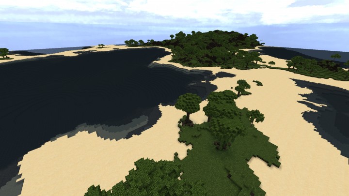 Custom Islands Terrain Minecraft Map