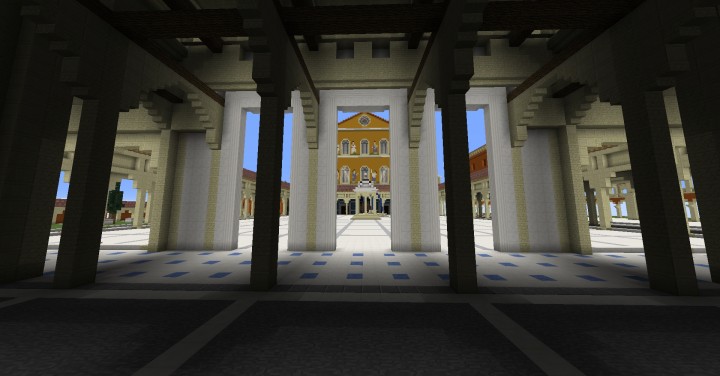 Old Vatican St Peter's Constantinian Basilica around1450 Minecraft Map