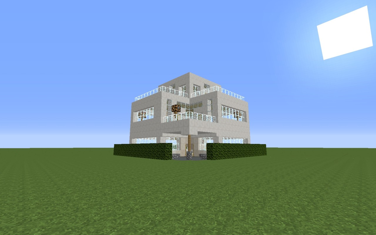 Modern House [20X20] Unfurnished Minecraft Map