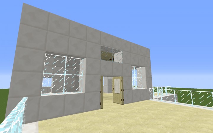 Modern House [20X20] Unfurnished Minecraft Map