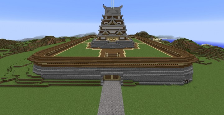 Japanese Samurai Tenshu Minecraft Map