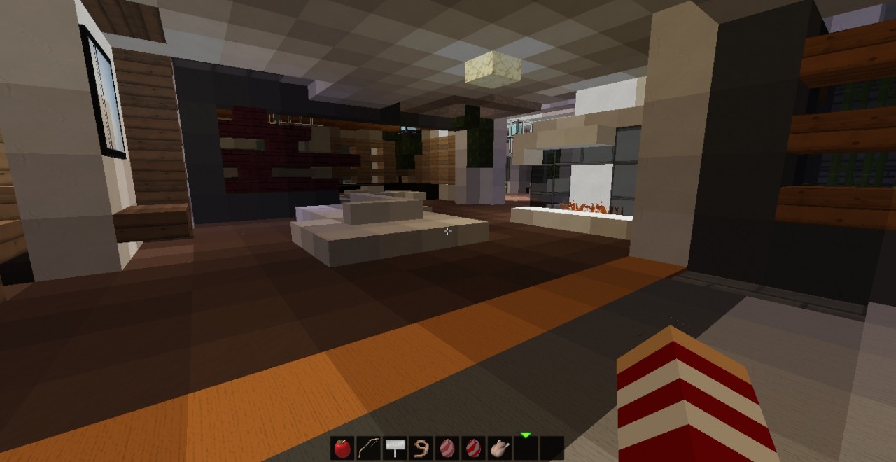 Huge Modern Mansion with a guest House Minecraft Map