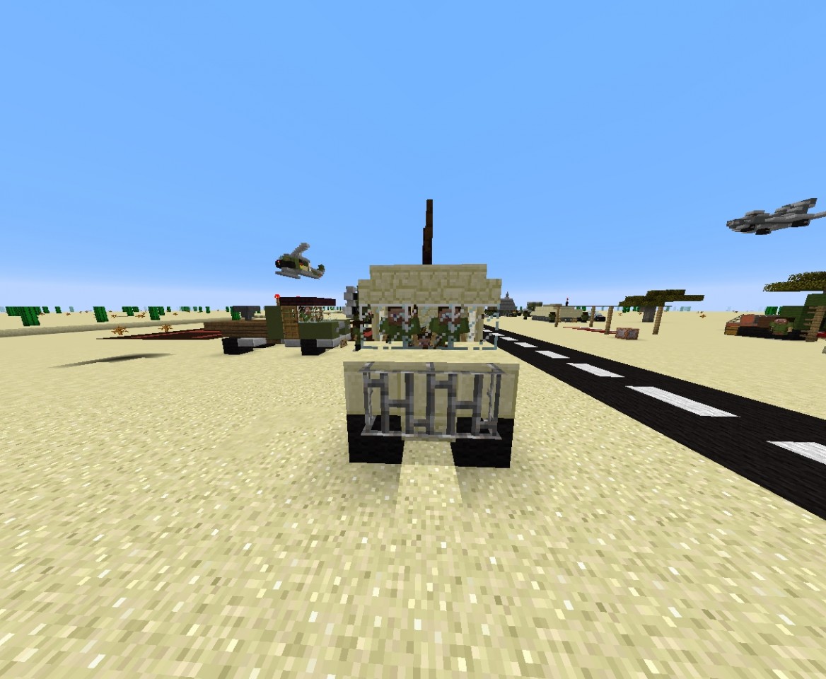 Military Humvee Minecraft Map