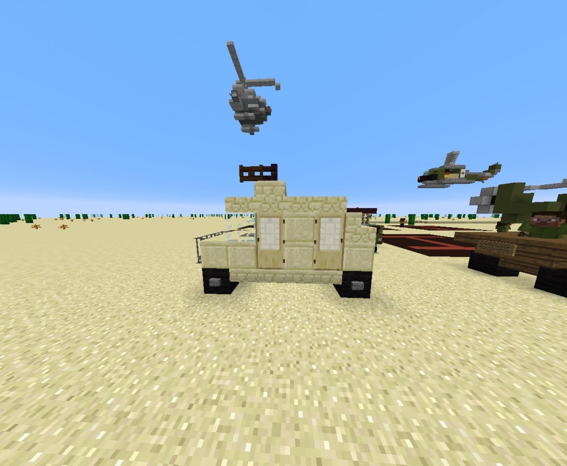 Military Humvee Minecraft Map