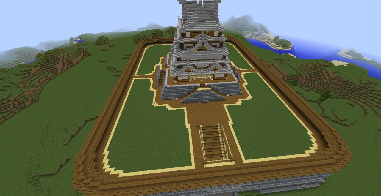 Japanese Samurai Tenshu Minecraft Map