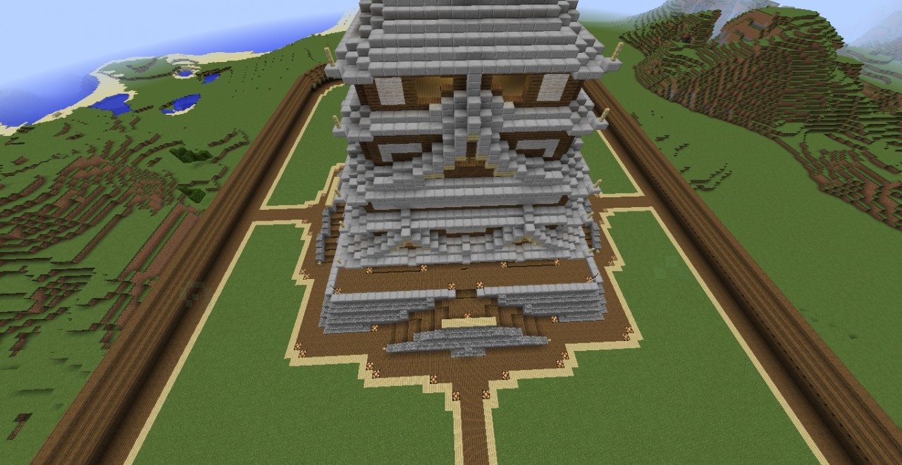 Japanese Samurai Tenshu Minecraft Map