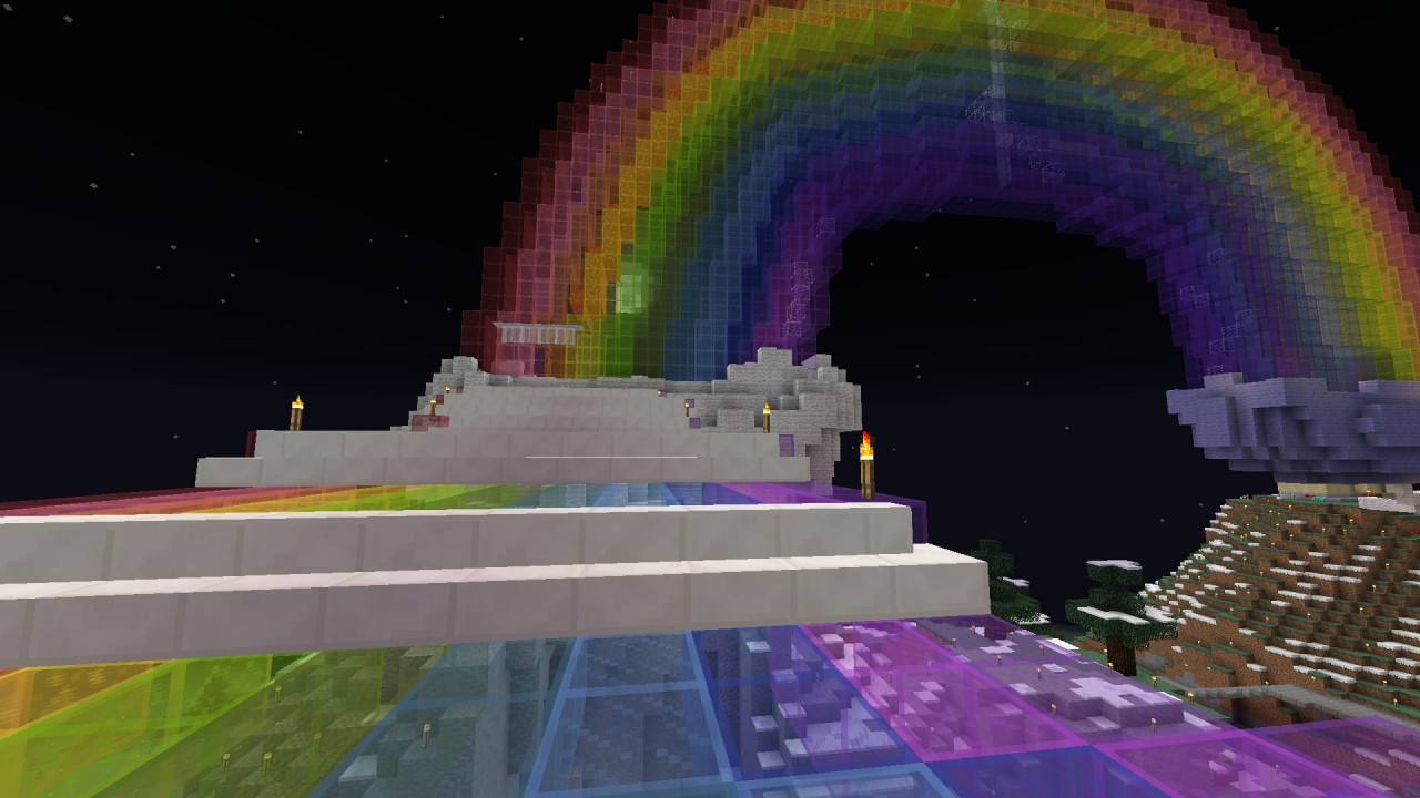 Rainbow Castle That Became The Wizard Of Oz Stream Minecraft Map