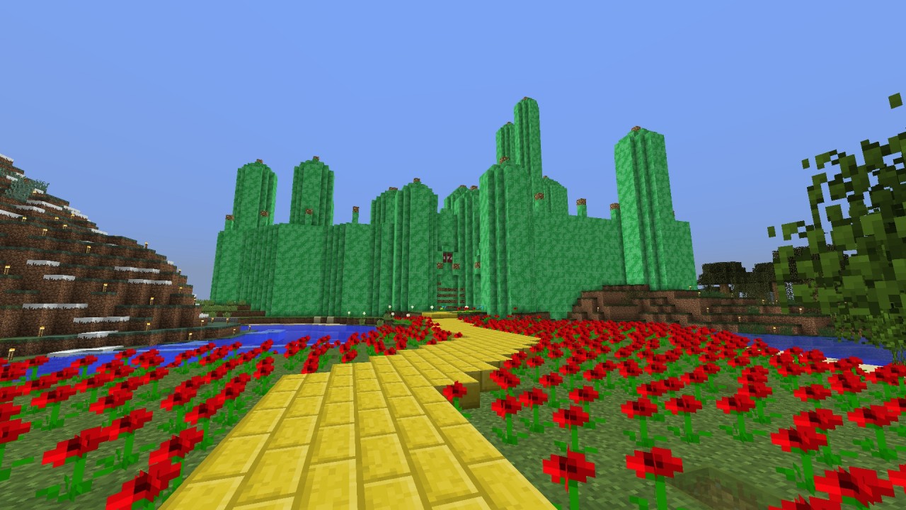 Rainbow Castle That Became The Wizard Of Oz Stream Minecraft Map
