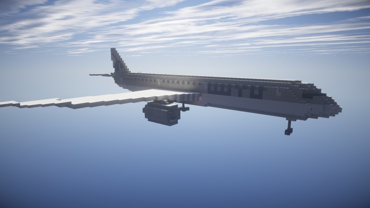 Qatar Airways A-350 [1:1] [Request] Minecraft Map