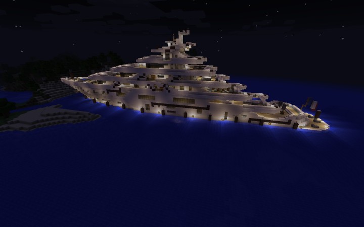 mega yacht Minecraft Map