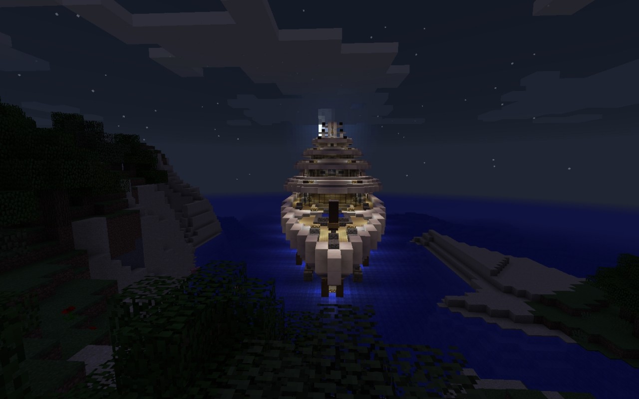 mega yacht Minecraft Map