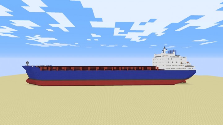Large Cargo Ship (OUTDATED) Minecraft Map