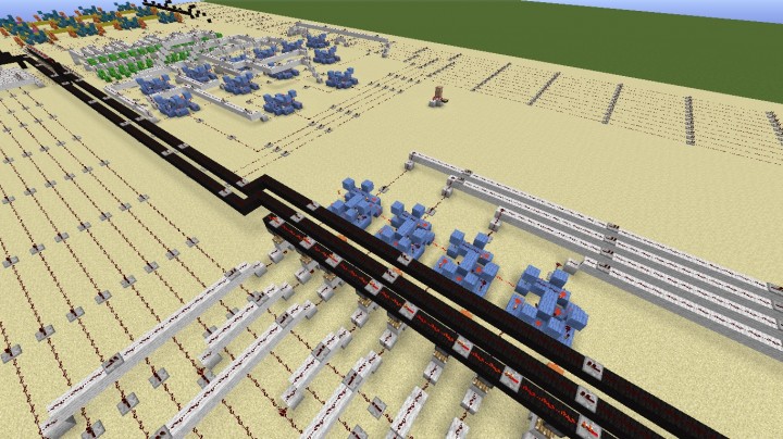 4 bit Binary Calculator (Add, Sub, Mul, Div) Minecraft Map