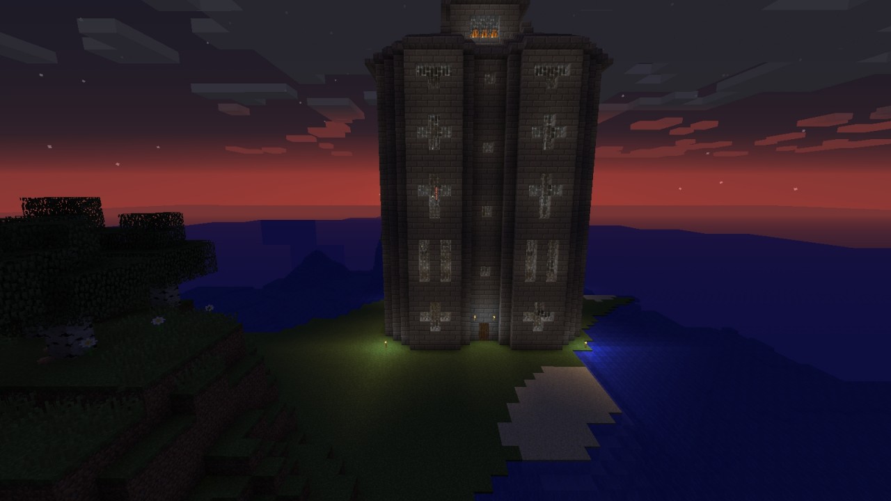 Clover shaped Tower Minecraft Map