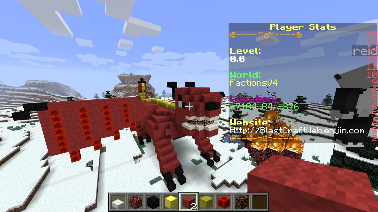 Cool dragon Minecraft Map