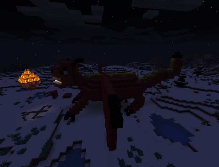 Cool dragon Minecraft Map