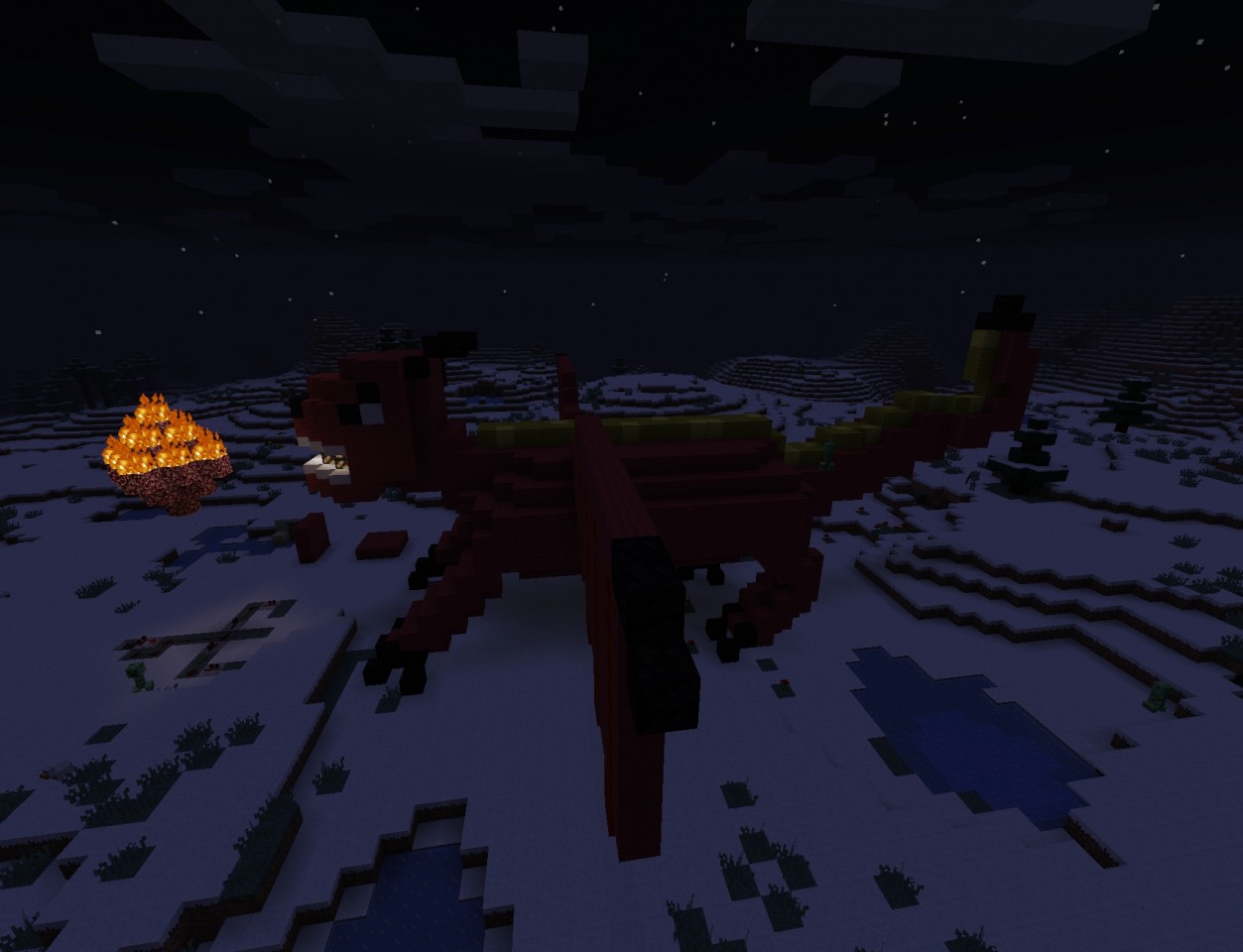 Cool dragon Minecraft Map