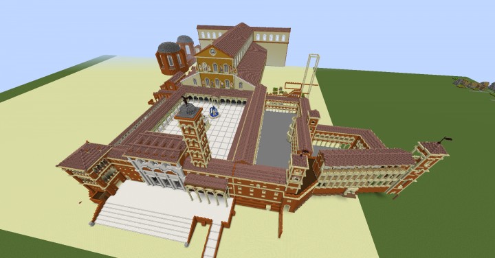 Old Vatican St Peter's Constantinian Basilica around1450 Minecraft Map