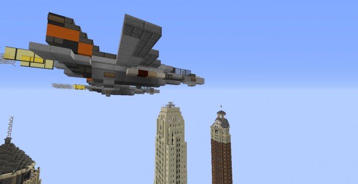 Grumman F-14 Tomcat - 1:1 Scale | U.S. Navy Minecraft Map