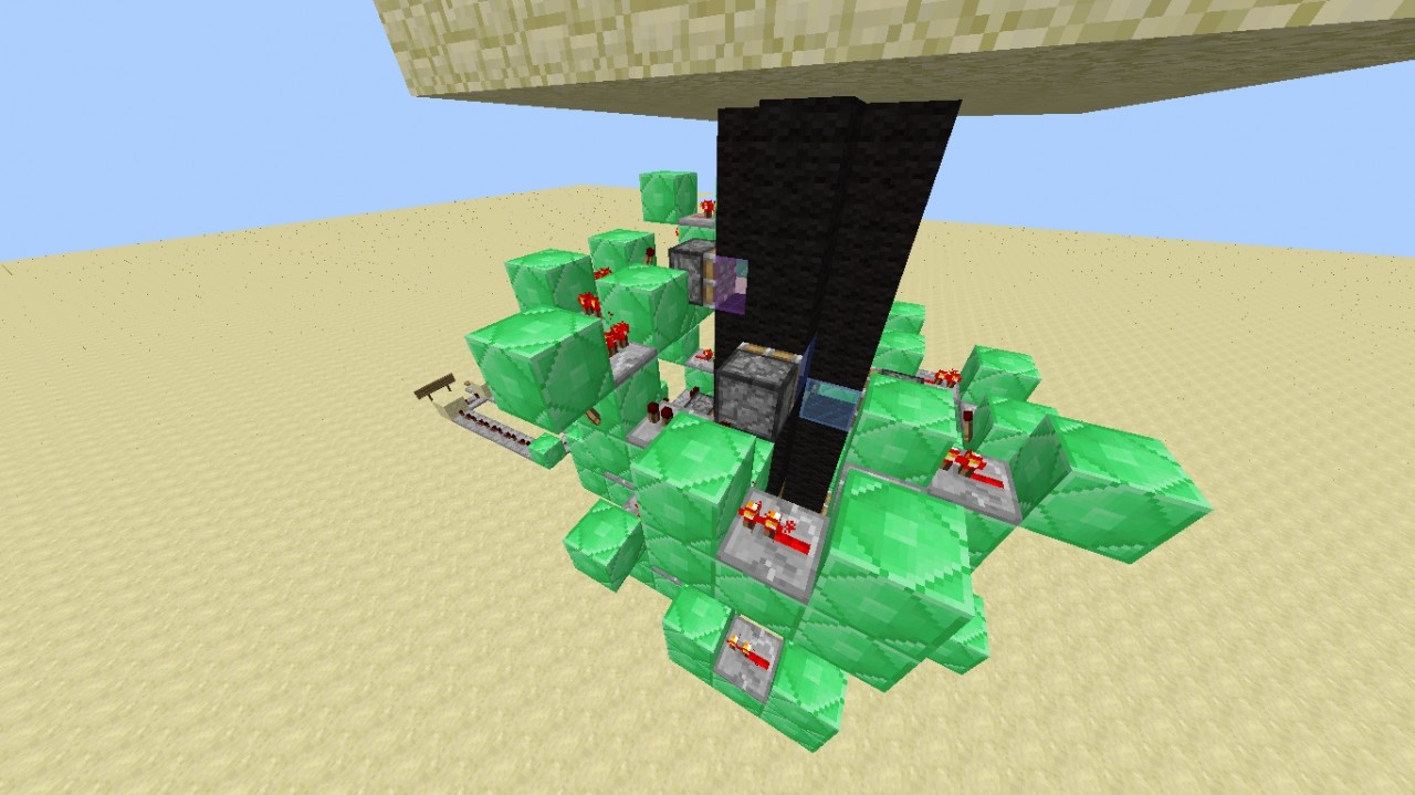 Rainbow Beacon! (Without Redstone Dust!) Minecraft Map