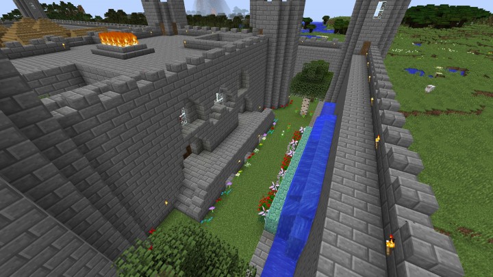 Medieval Town Server Spawn Minecraft Map
