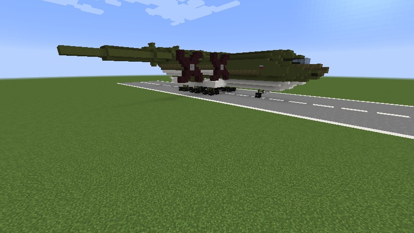 Antonov 22: Military Green Version Minecraft Map