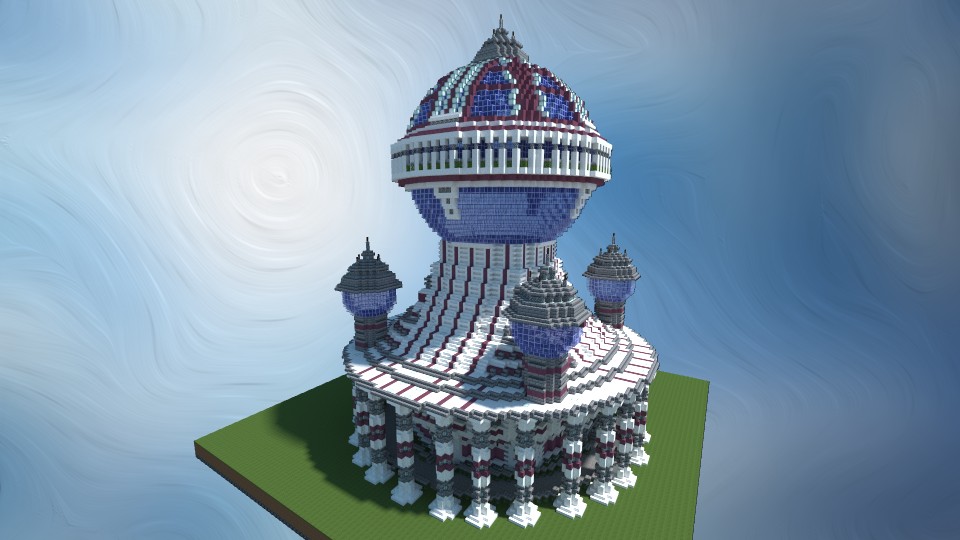 Spawn building Minecraft Map