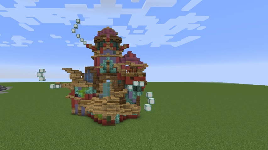 Render Fun: Organic structure Minecraft Map